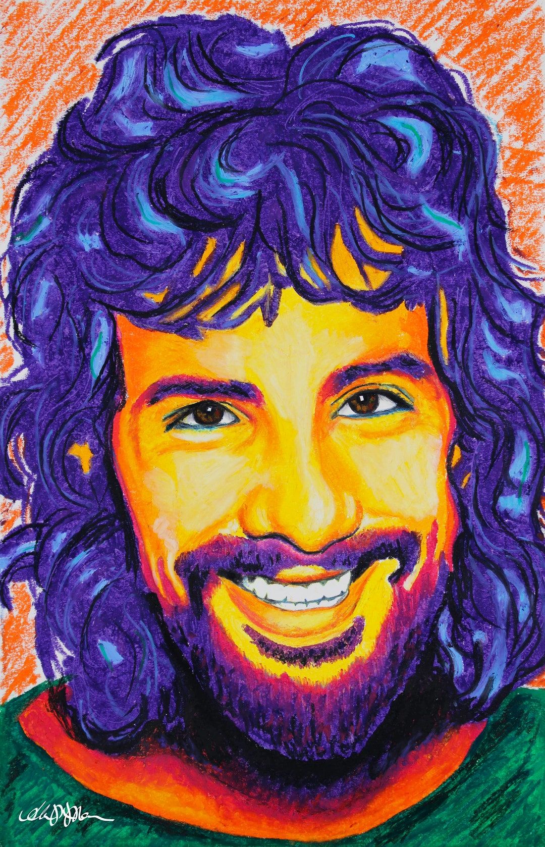 CLASSIC CAT STEVENS Poster/ Art Print From Original Artwork by Alisa ...