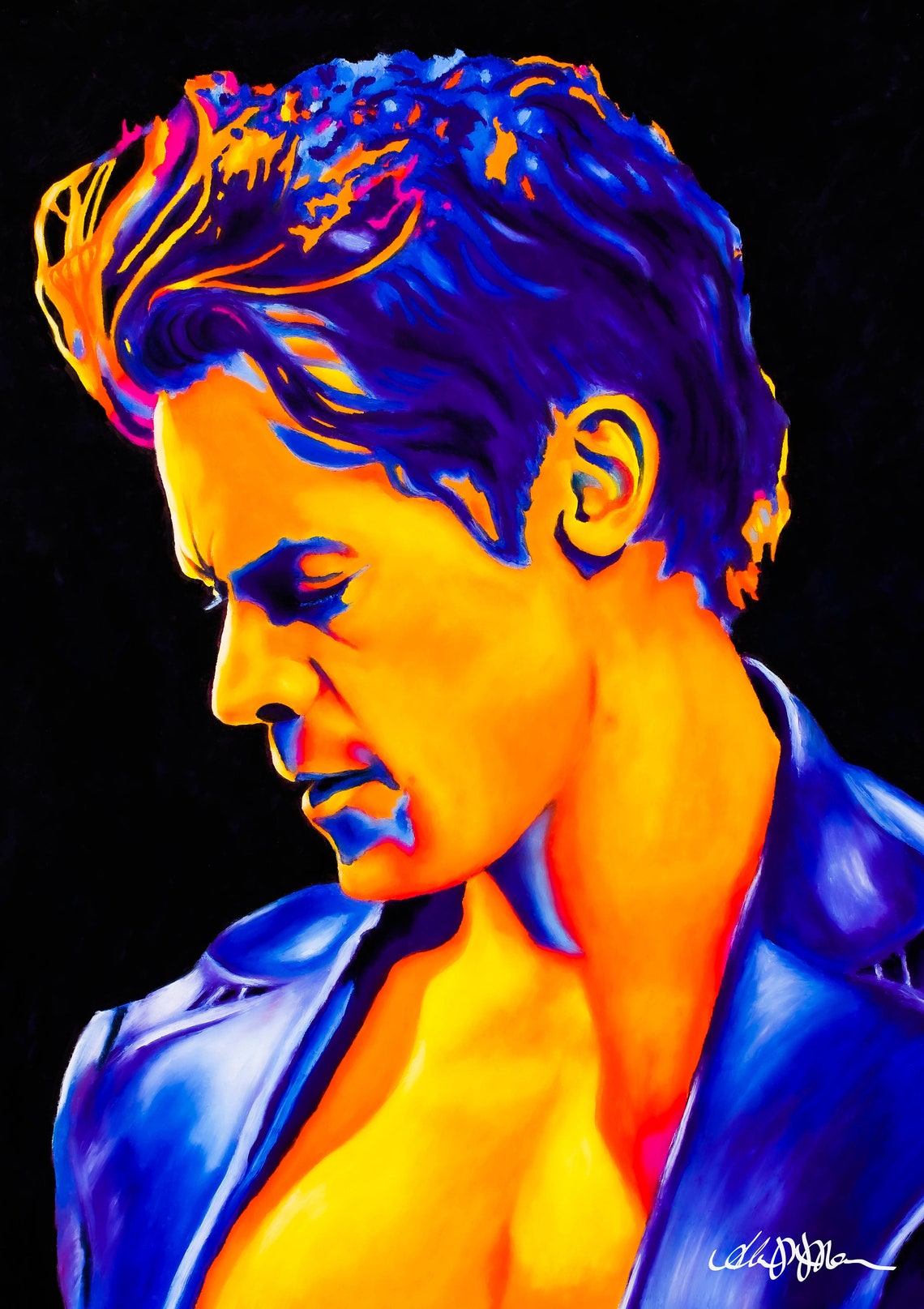 TRULY COLORFUL Cyndi Lauper Poster / Print, From Original Artwork by ...