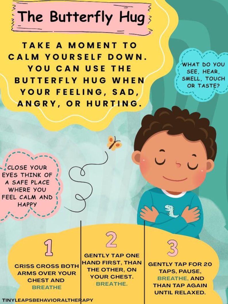 Butterfly Hug Calming Technique for Kids – EMDR Inspired Coping Tool ...