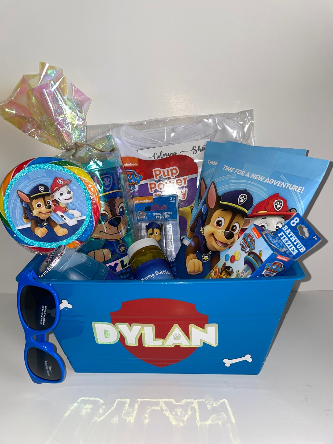 Kid's Gift Personalized Birthday Presents Gift Basket Theme Gift Sets ...