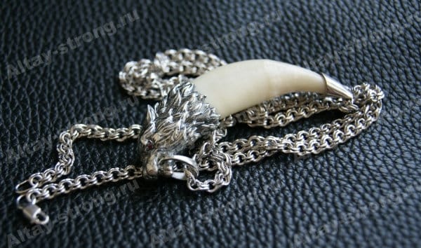 Black Wolf Tooth Necklace Bone Jewelry Animal Teeth Wolf | Etsy