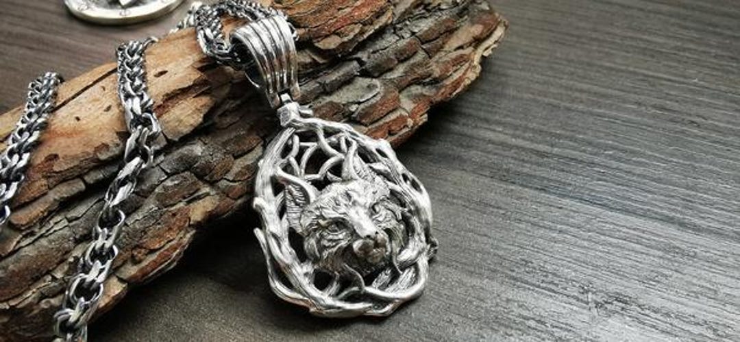 Viking Cat Necklace (lynx Bobcat), Freya Goddess Necklace, Viking ...