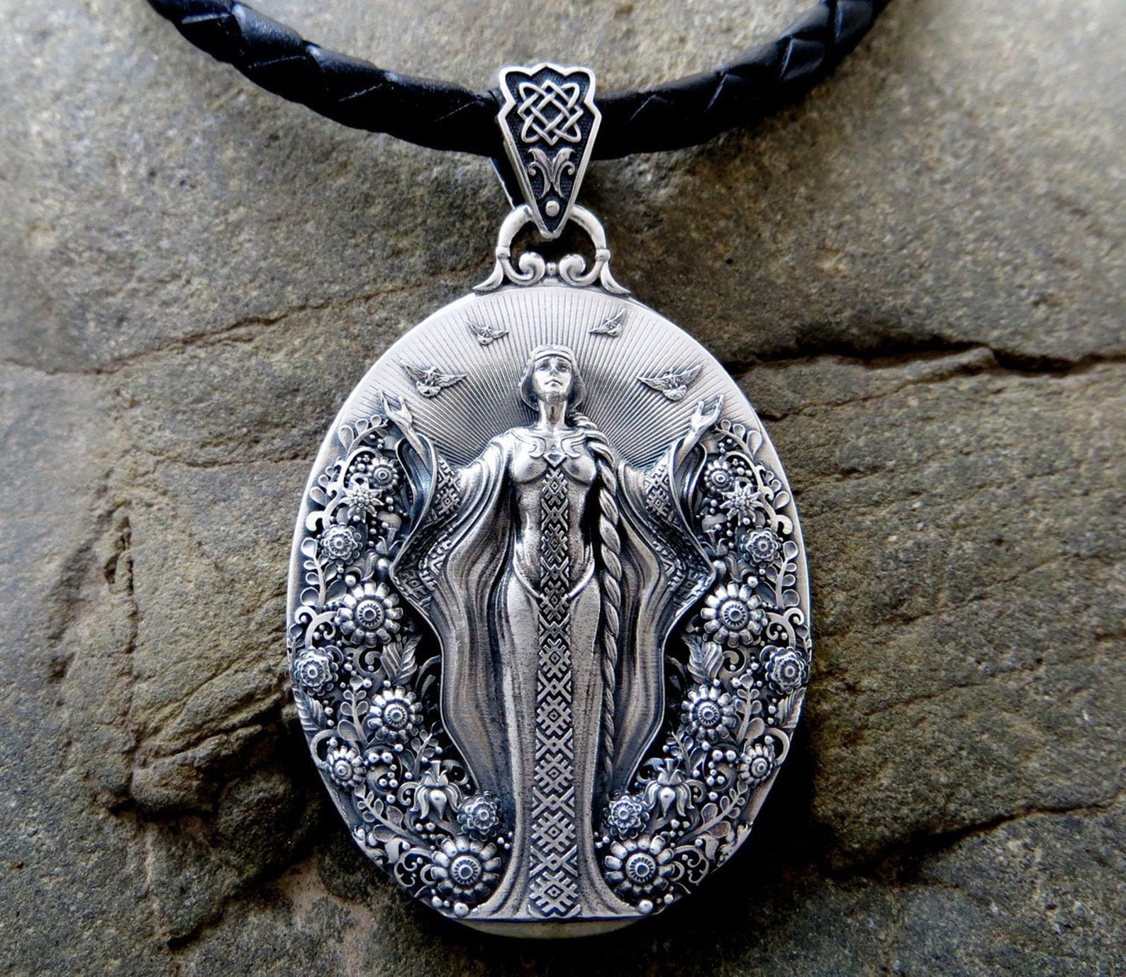 Lada Goddess necklace Goddess pendant Slavic pagan jewelry | Etsy