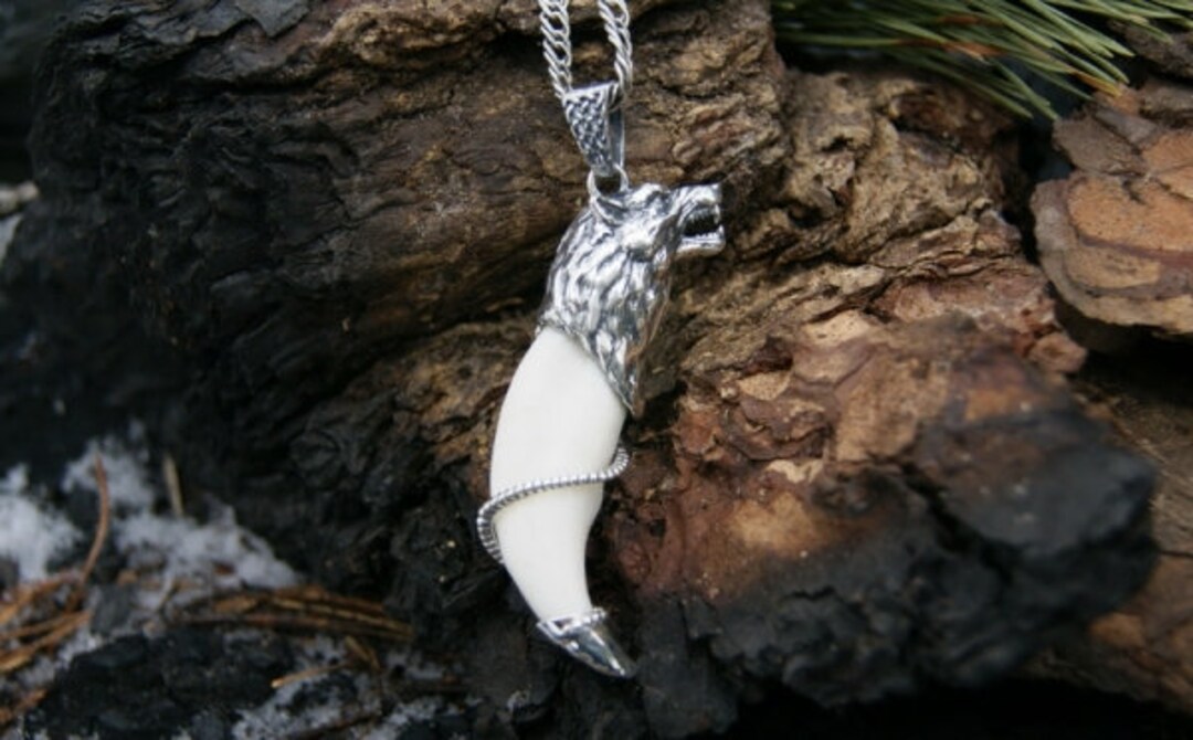 Wolf Tooth Necklace, Wolf Teeth, Wolf Fang Necklace, Wolf Necklace ...