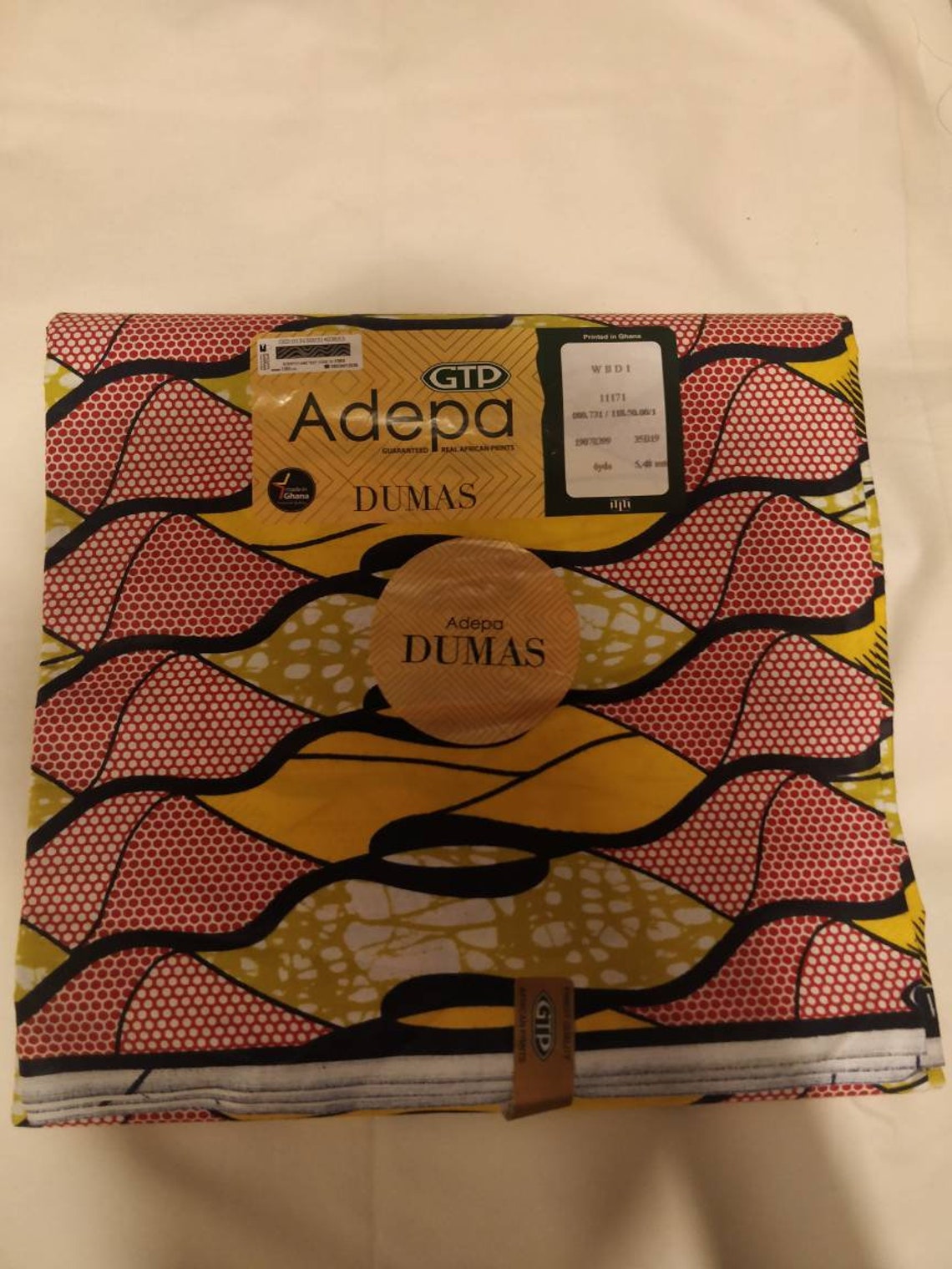 GTP African Fabric Printed in Ghana Adepa Dumas - Etsy