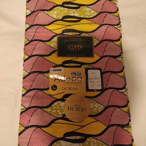GTP African Fabric Printed in Ghana Adepa Dumas - Etsy