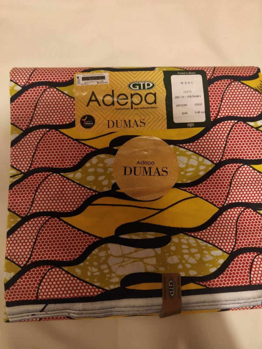 GTP African Fabric Printed in Ghana Adepa Dumas - Etsy