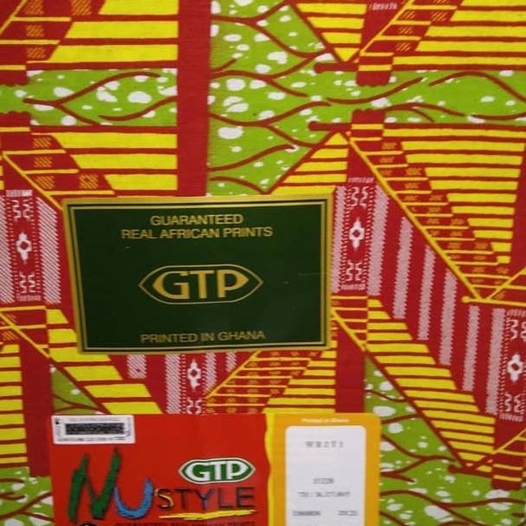 GTP African Fabric, Printed in Ghana - Etsy