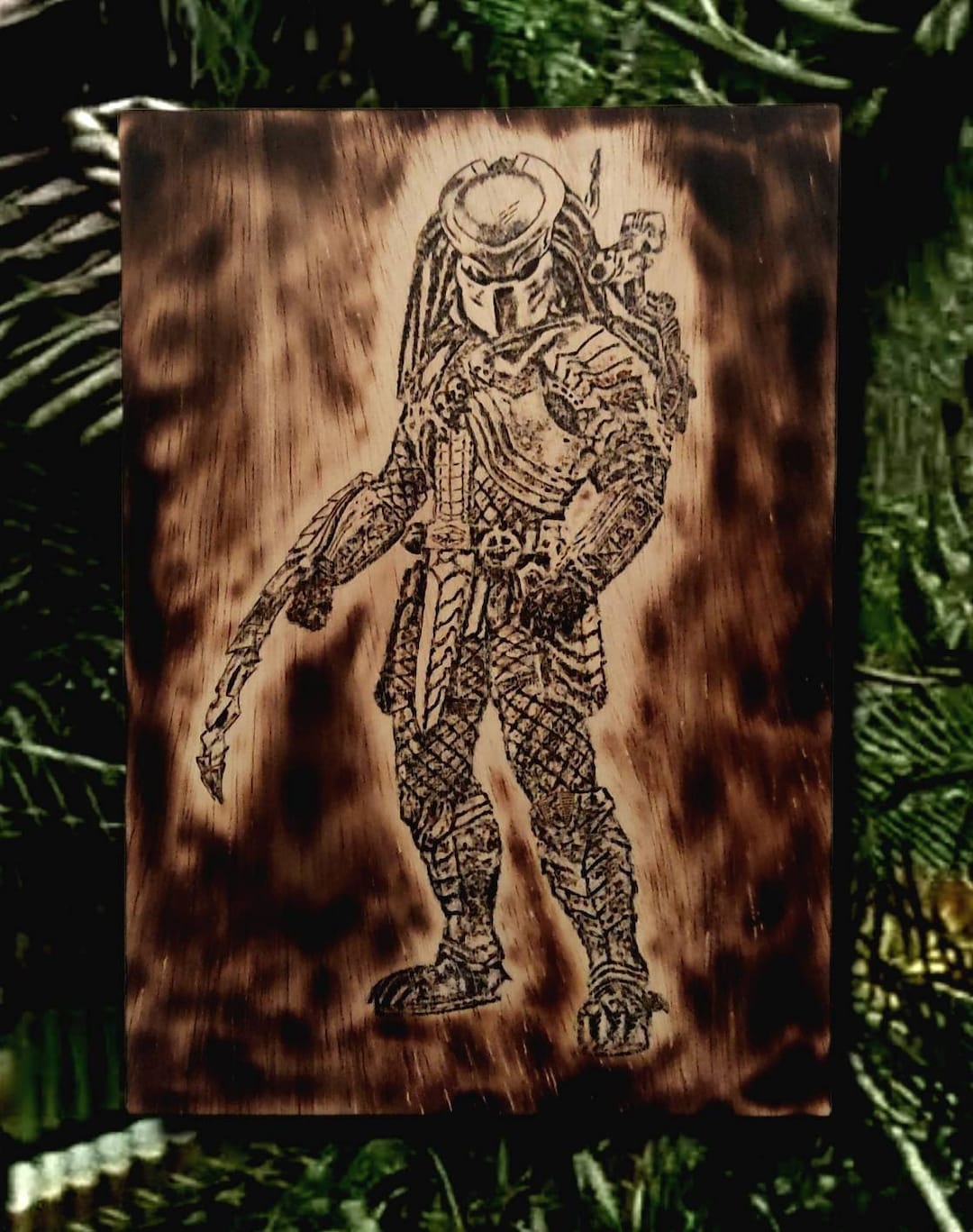 Predator - Art on Wood / Pyrography / Wood Burning - Etsy