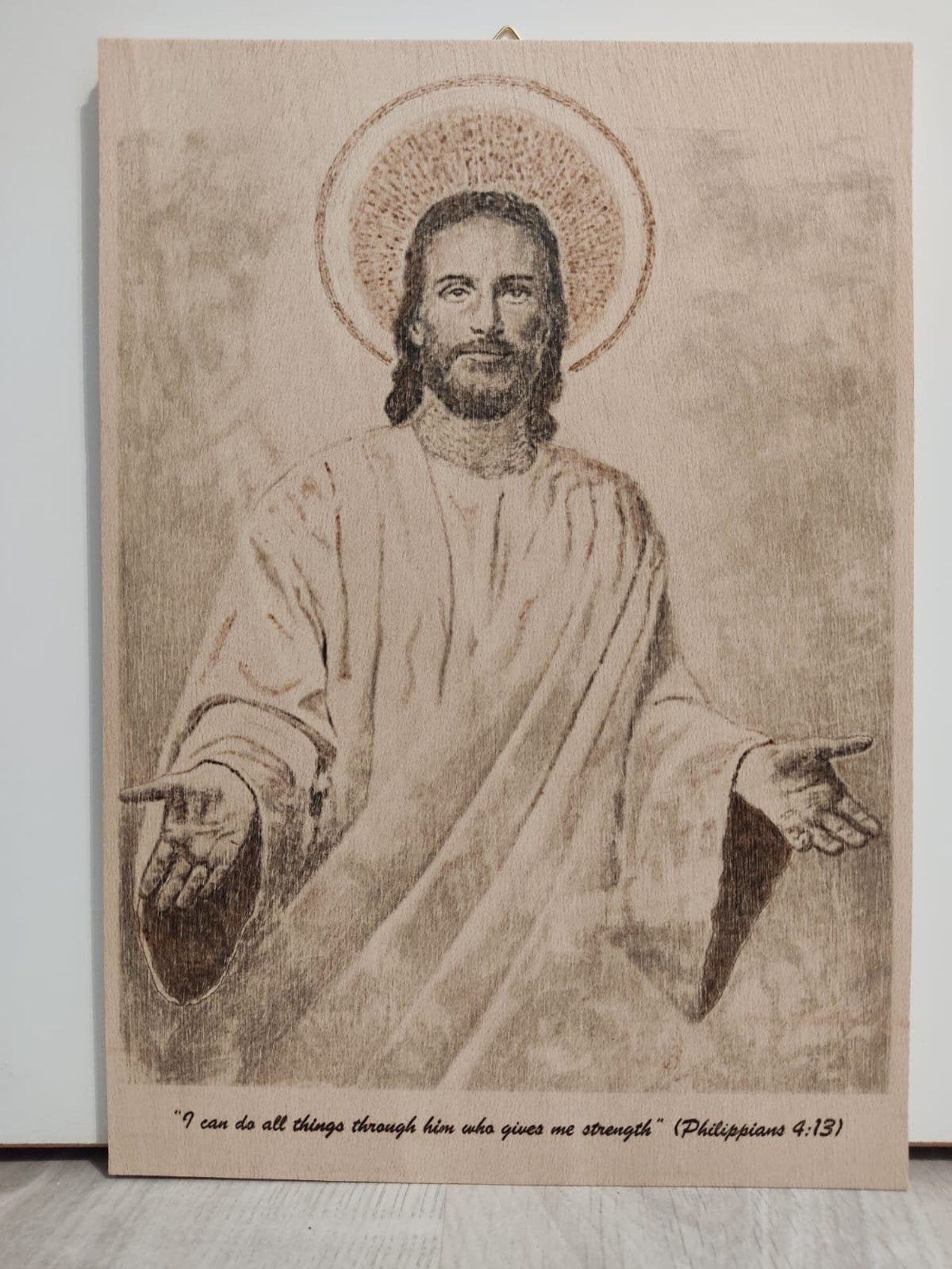 Jesus Christ - Art on Wood / Pyrography / Wood Burning - Etsy