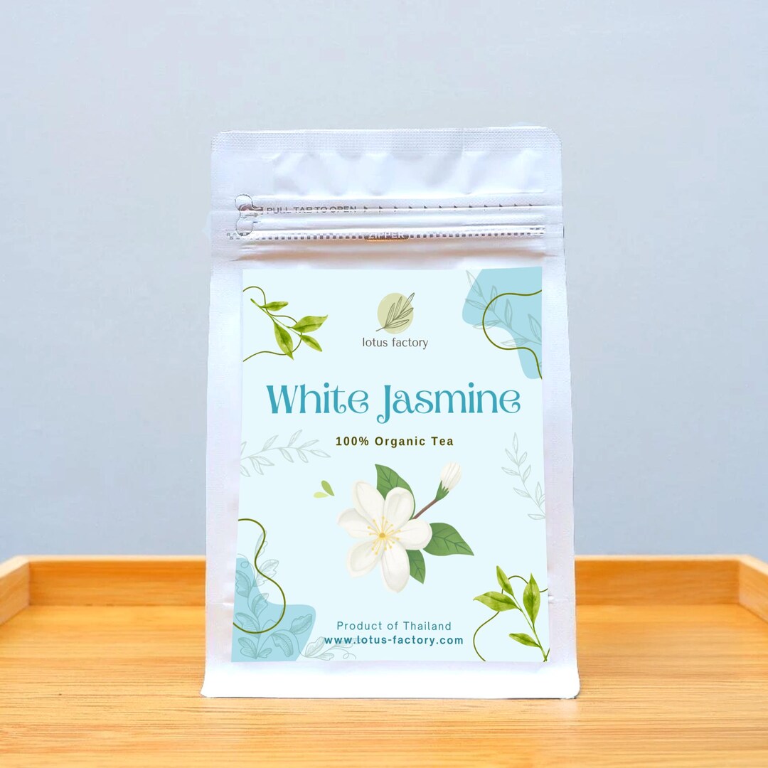 White Jasmine Tea Organic Fragrant Flower Buds Pure and Natural ...