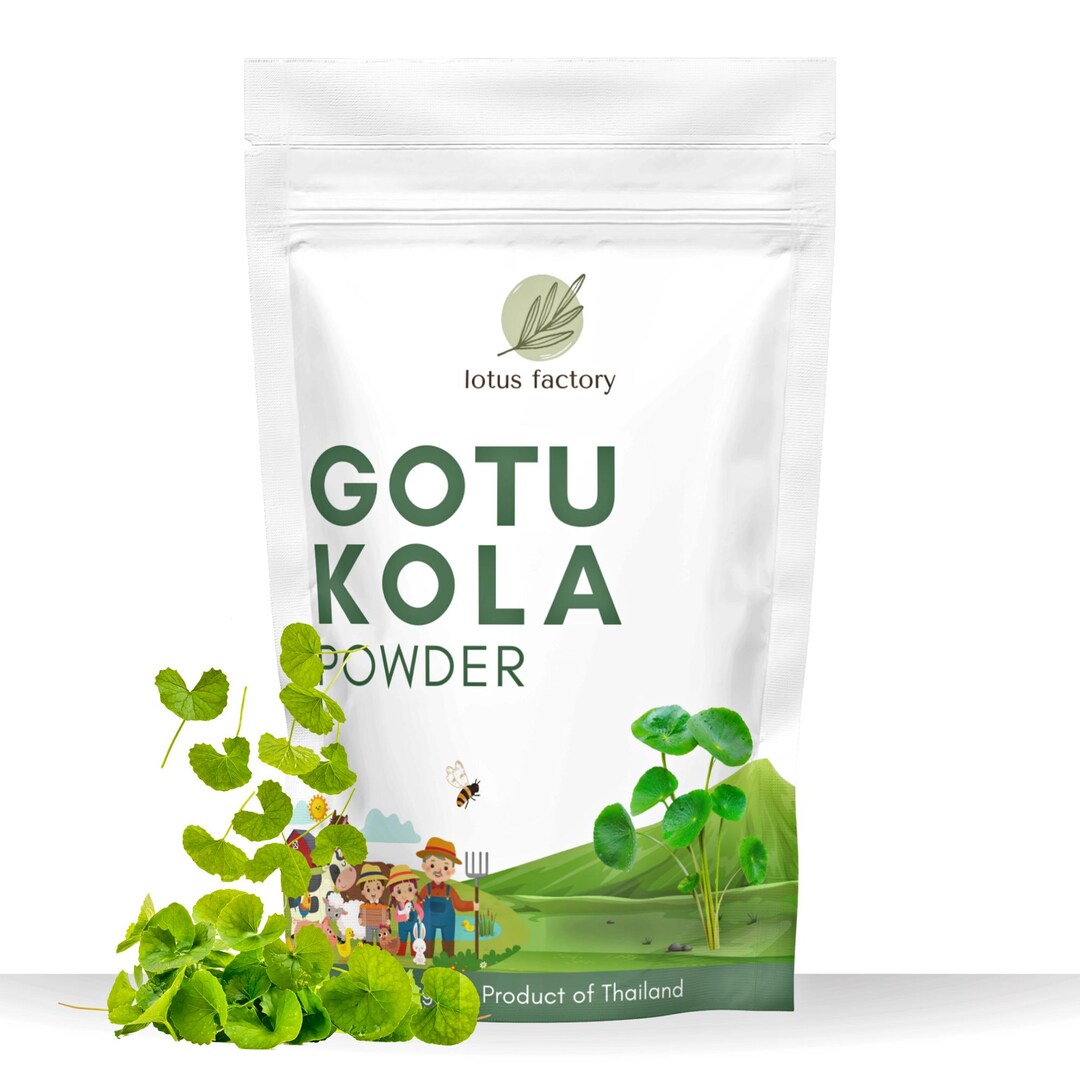 Gotu Kola Powder Made From 100% Organic Leaves - Etsy
