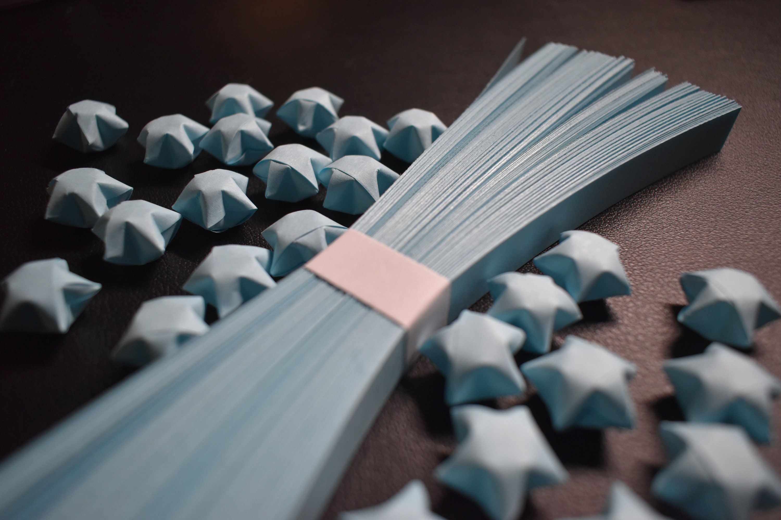 100 Origami Star Paper Strips, Pastel Origami Lucky Star, Paper Only, 0 ...