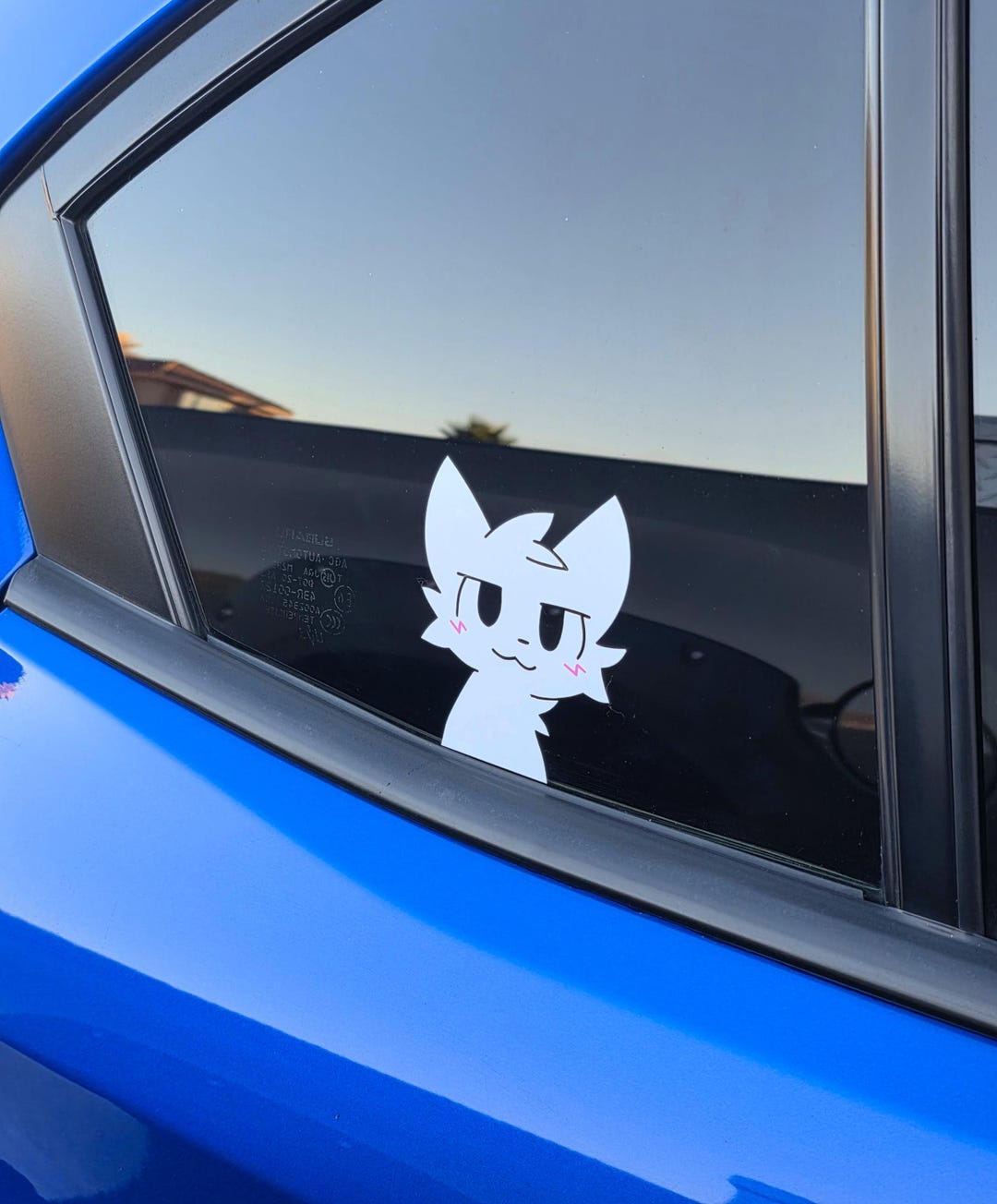 Boykisser Meme Vinyl Car Decal - Peeker Sticker 2 PACK - Etsy