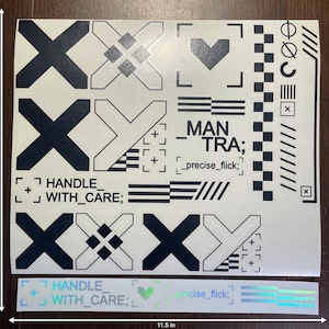 Printstream Decal Sticker Pack | PC Case Decals CS2 CSGO Gaming Sticker ...