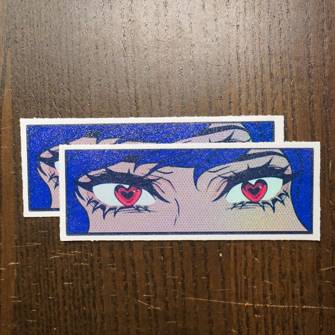 2 PACK Loving Eyes HOLO Vinyl Decal Csgo CS2 Gaming Anime Eyes Sticker ...