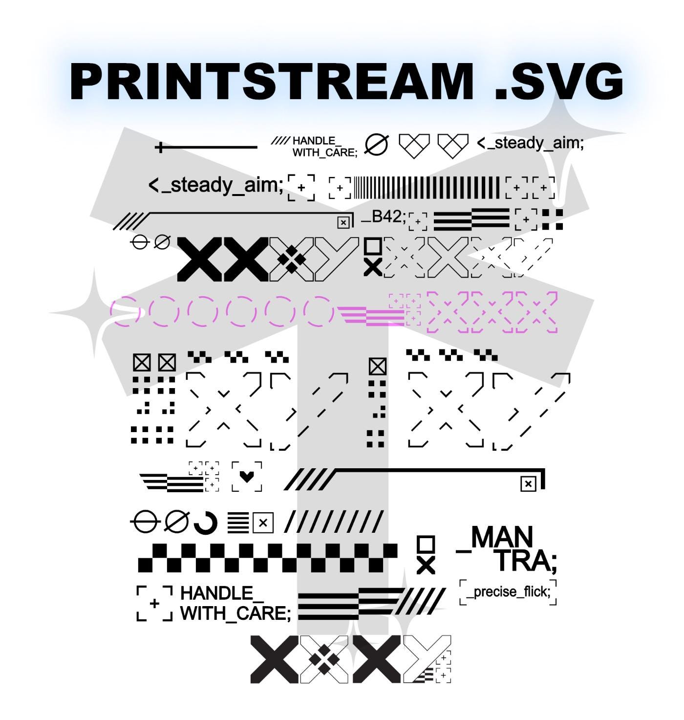 PRINTSTREAM SVG Pack (digital Download) Vector File CS2 Counter Strike ...