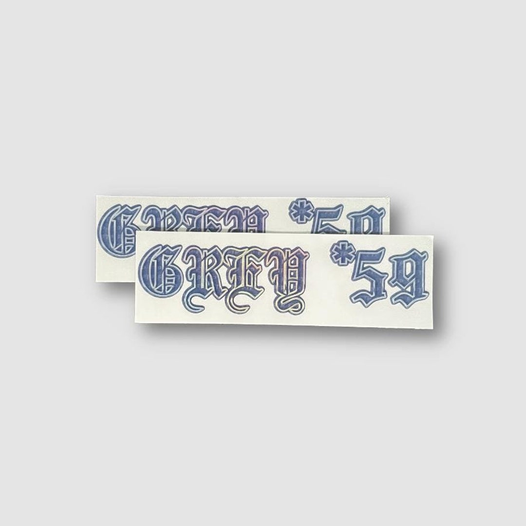 G59 Records Text Decal Sticker 2 PACK - Etsy