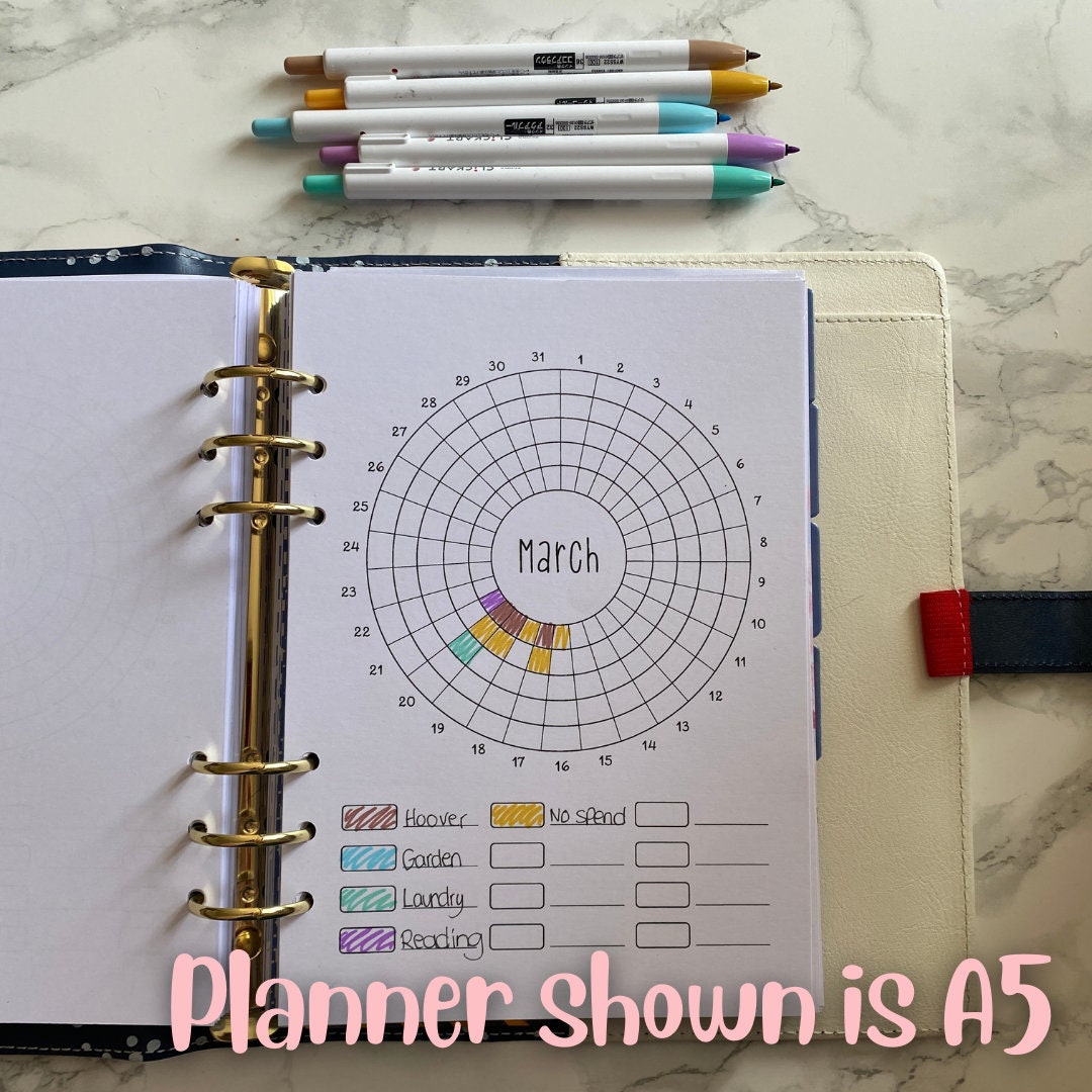 Monthly Habit Tracker Multiple Habit Tracking Tracking | Etsy