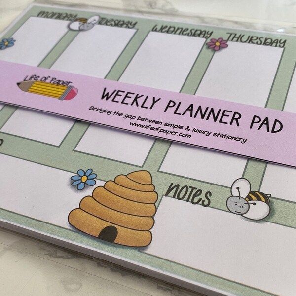 Weekly Planner Pad - Etsy