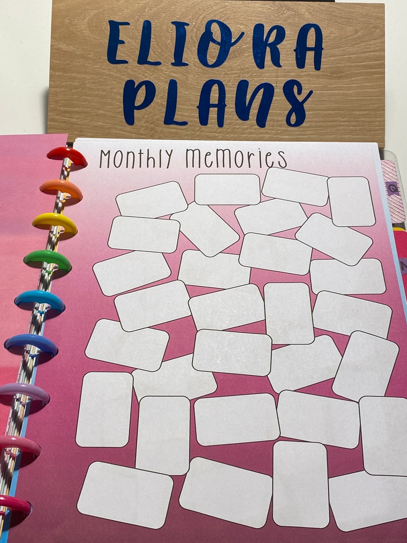 MEMORY LOG PAGES Memory Keeping Pages Journal Keeping | Etsy