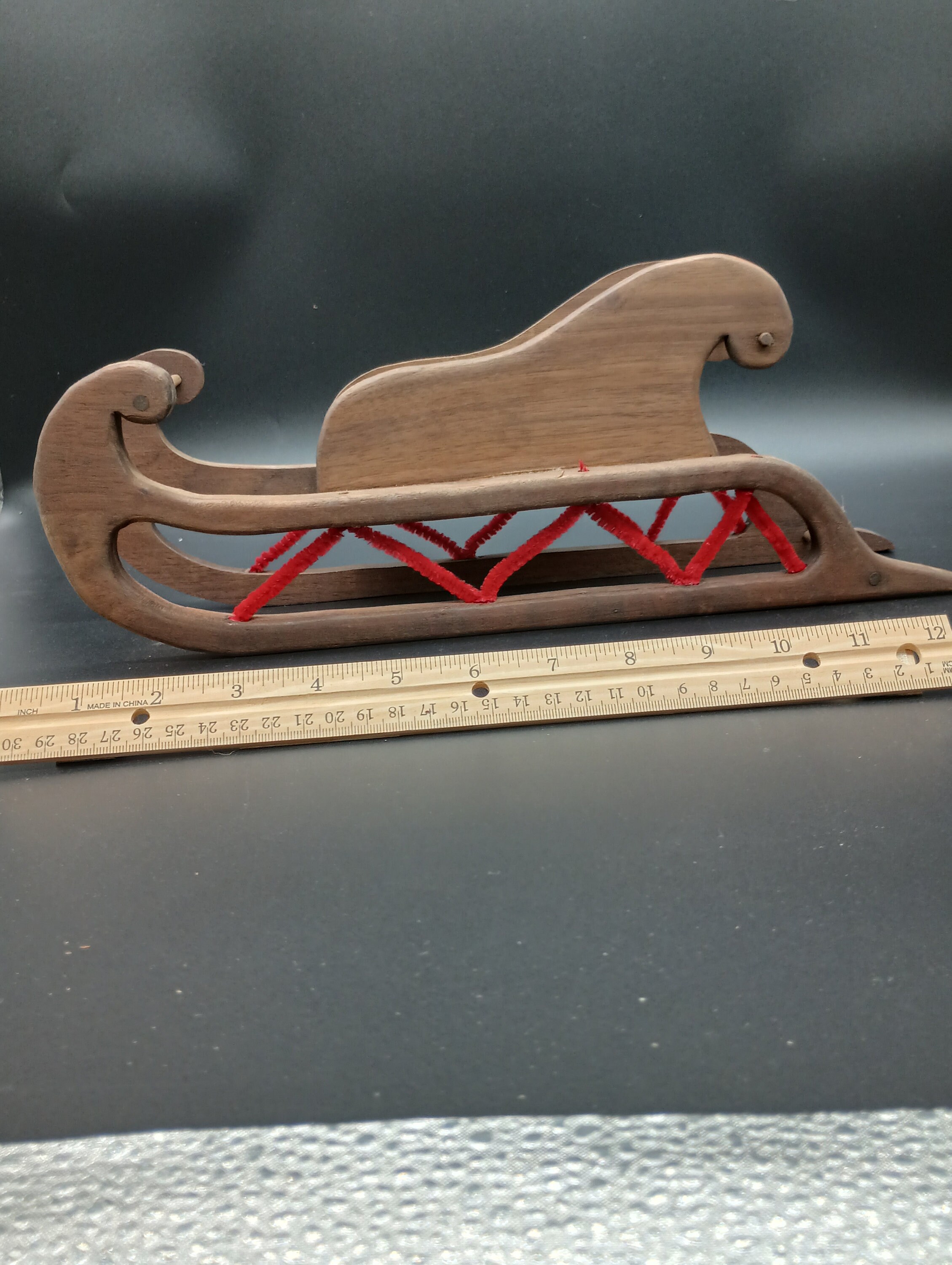 Wooden Santa Sleigh - Etsy
