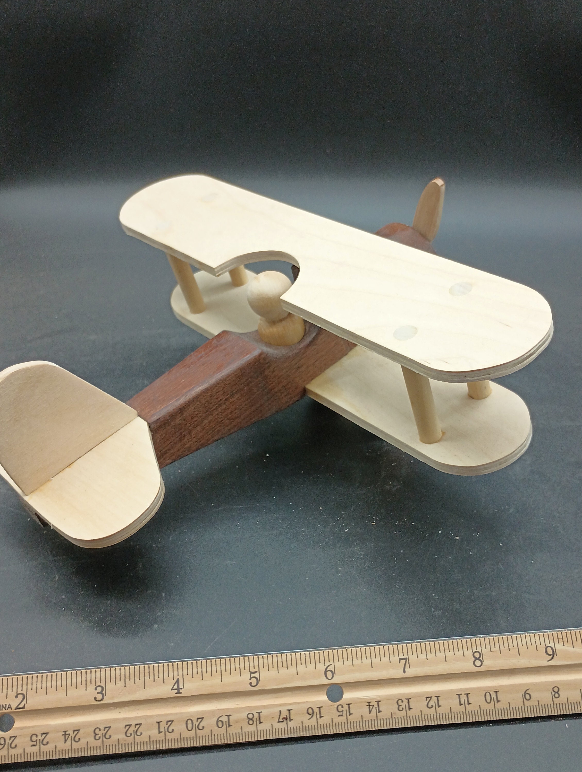 Wooden Toy Biplane - Etsy