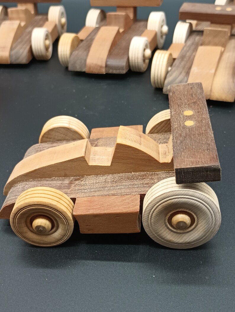 Wooden Toy Race Cars - Etsy