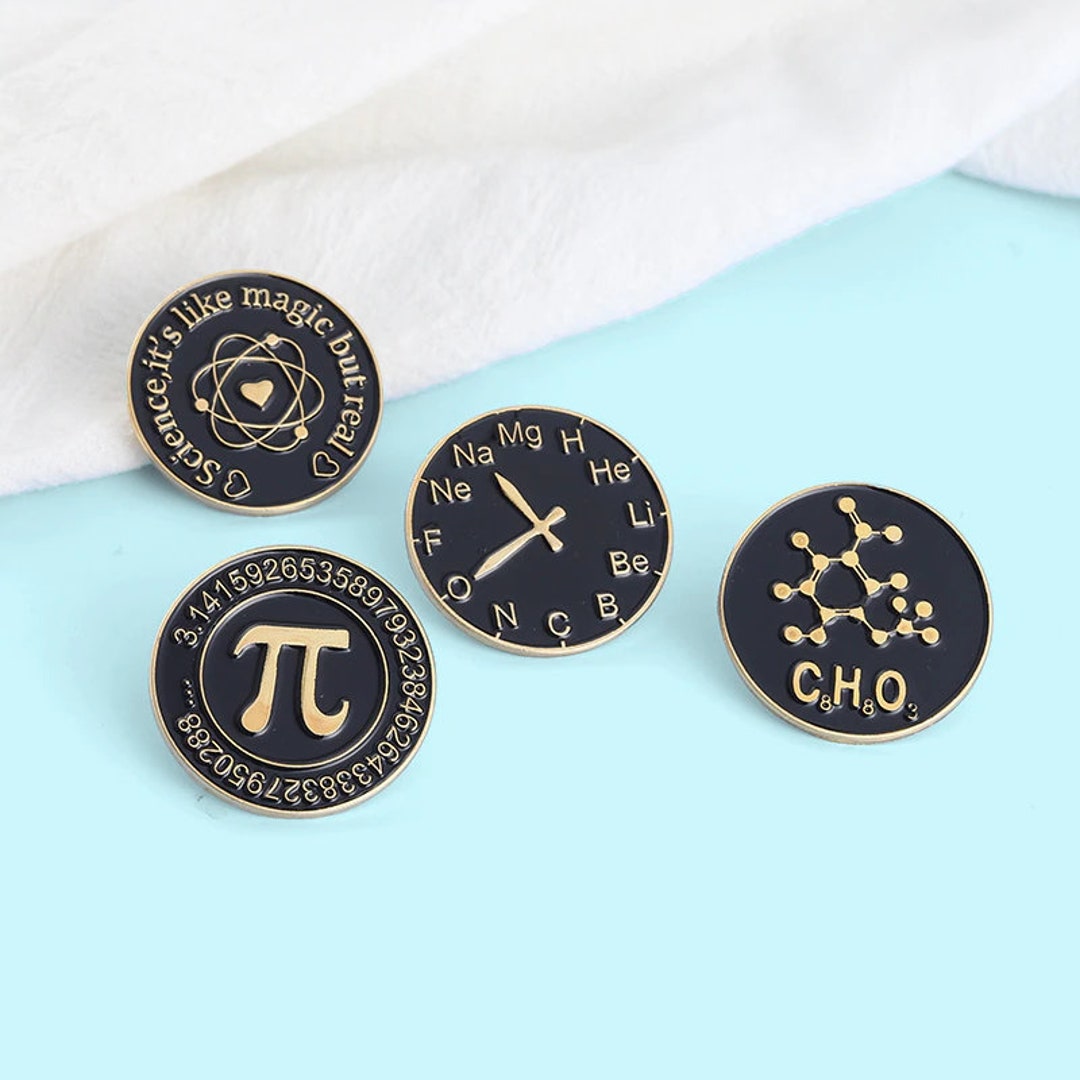 Science Enamel Pin Love Math Badge Pin Science Math - Etsy
