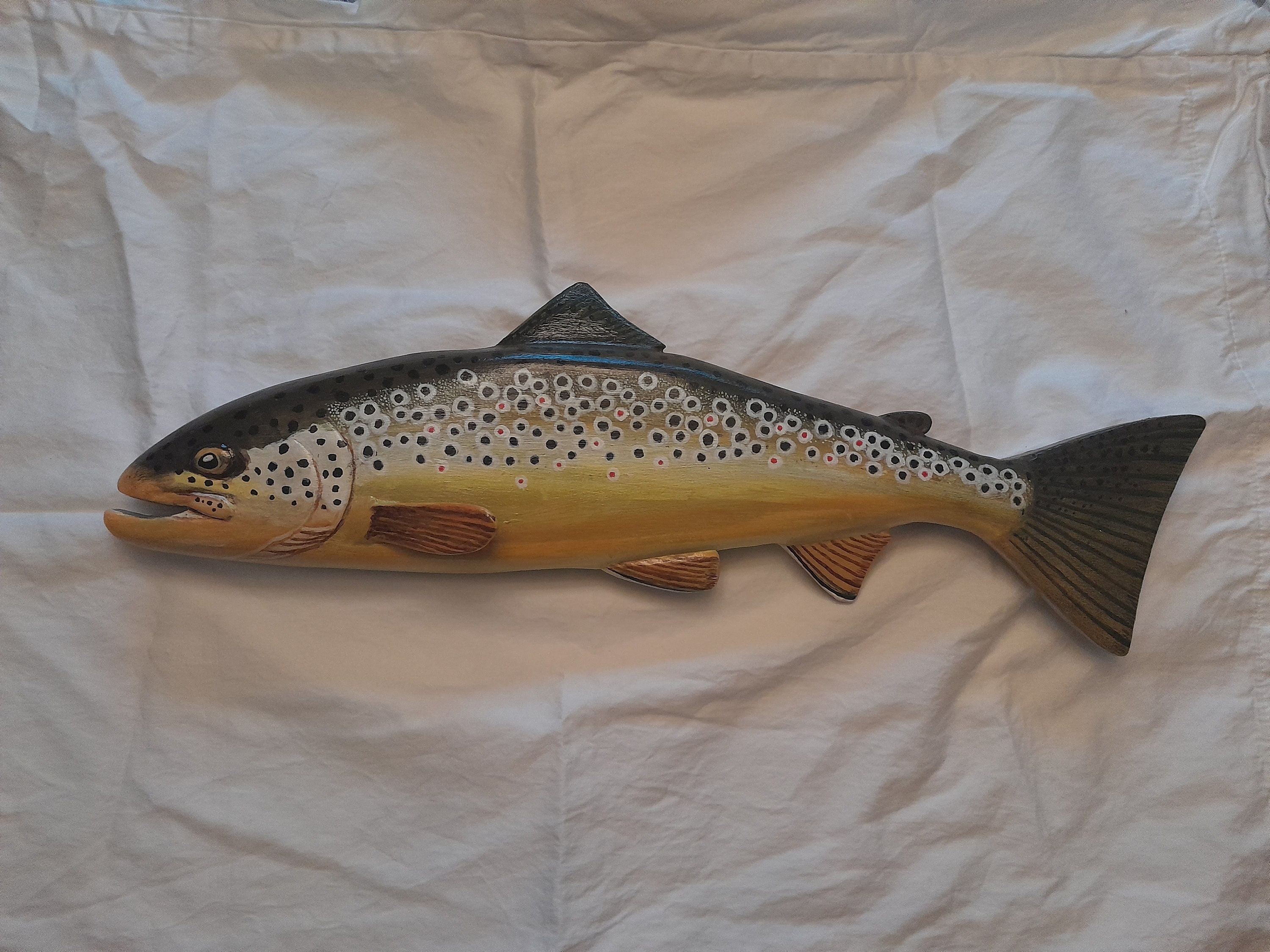 Brown Trout Wall Art 3D - Etsy