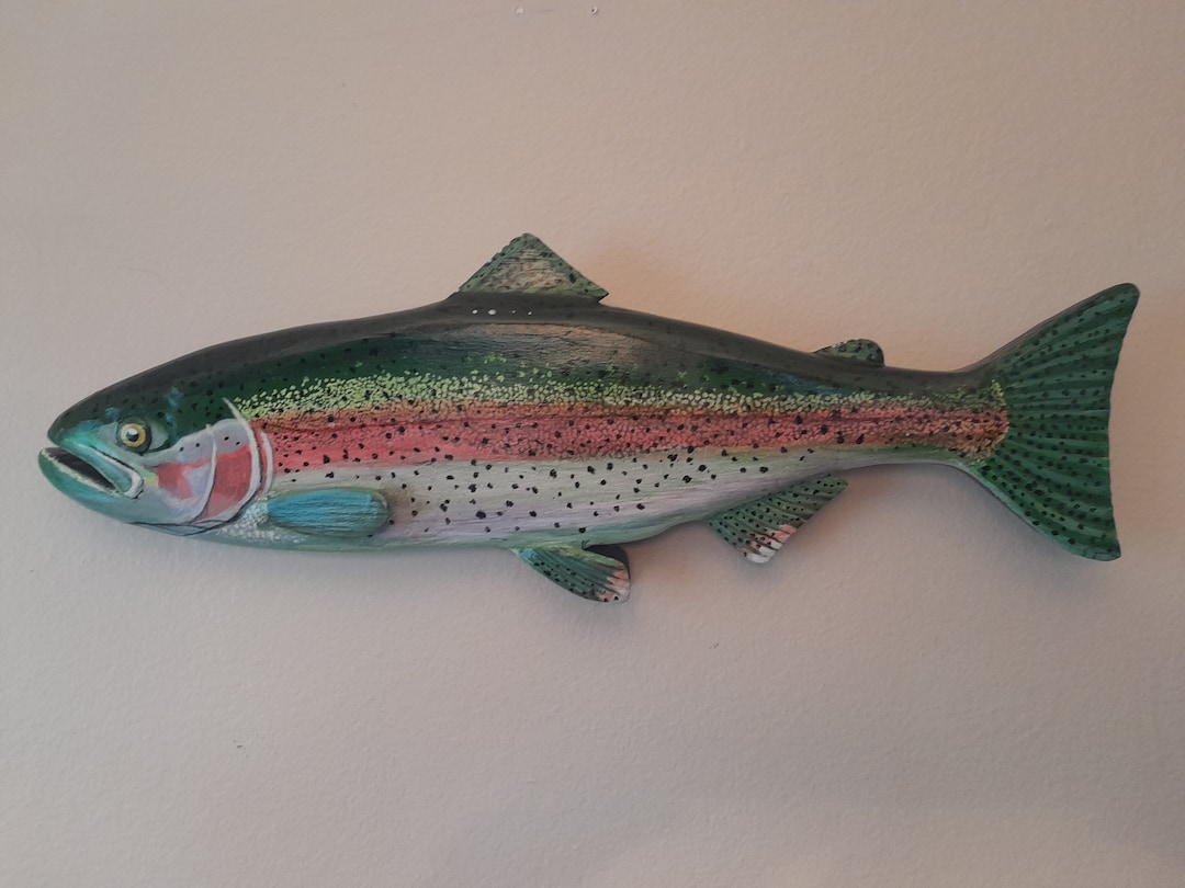 Rainbow Trout Wall Art 3D - Etsy