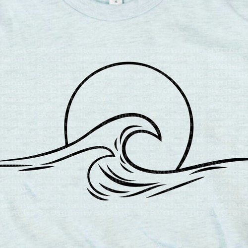 Sunshine Svg Ocean Wave Svg Sun and Seas Cut File Sunshine - Etsy