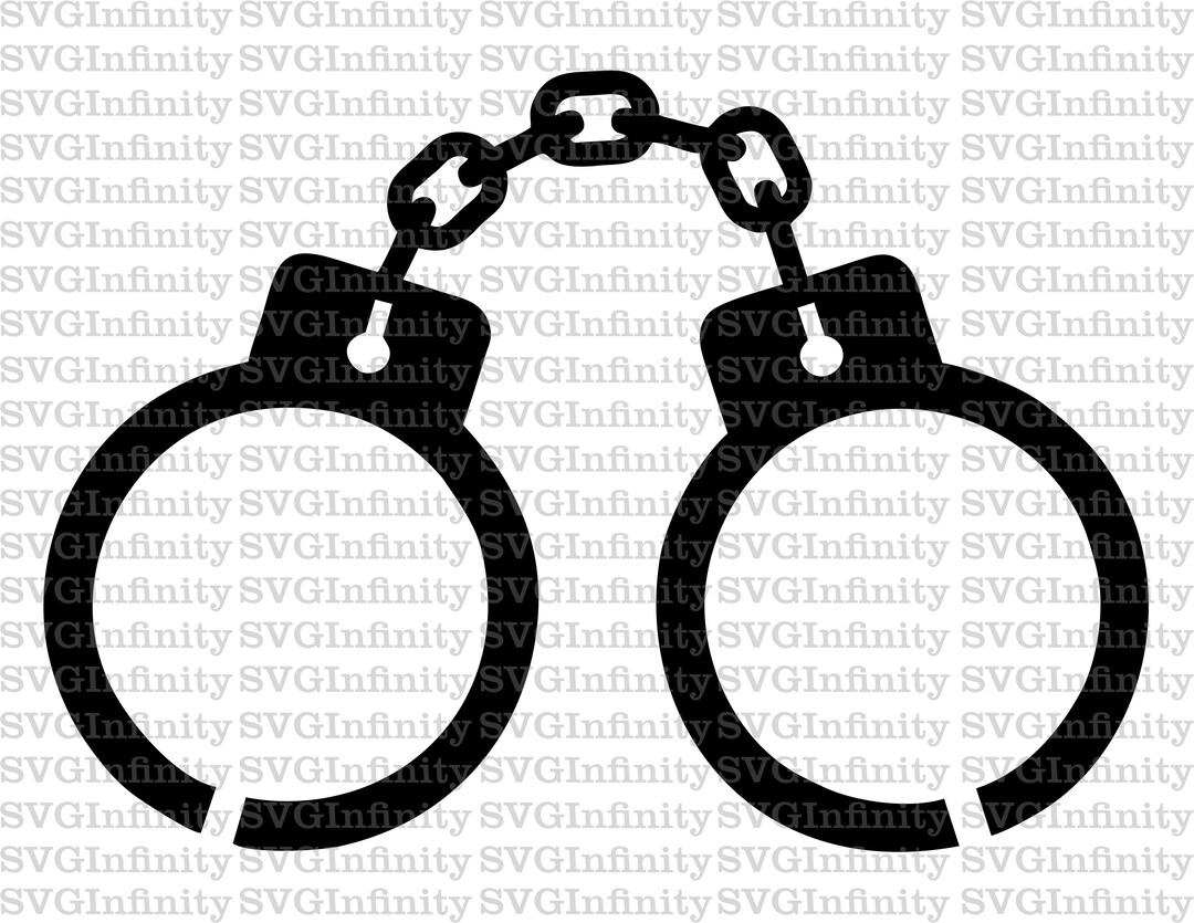 Handcuffs SVG, Manacles SVG, Bracelets SVG, Handcuffs Clipart ...