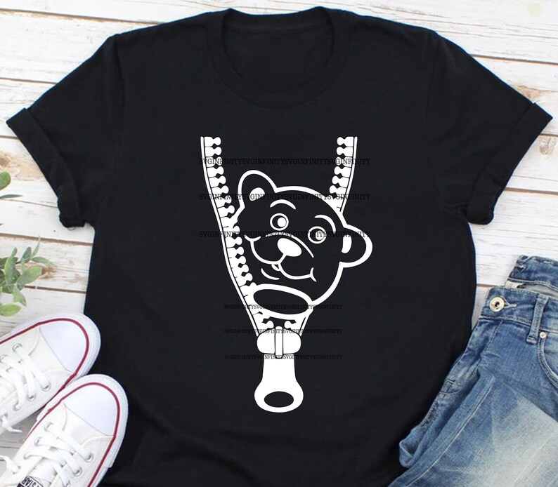 Teddy Bear Zipper SVG, Teddy Bear Clipart, Teddy Bear Cricut, Favorite ...