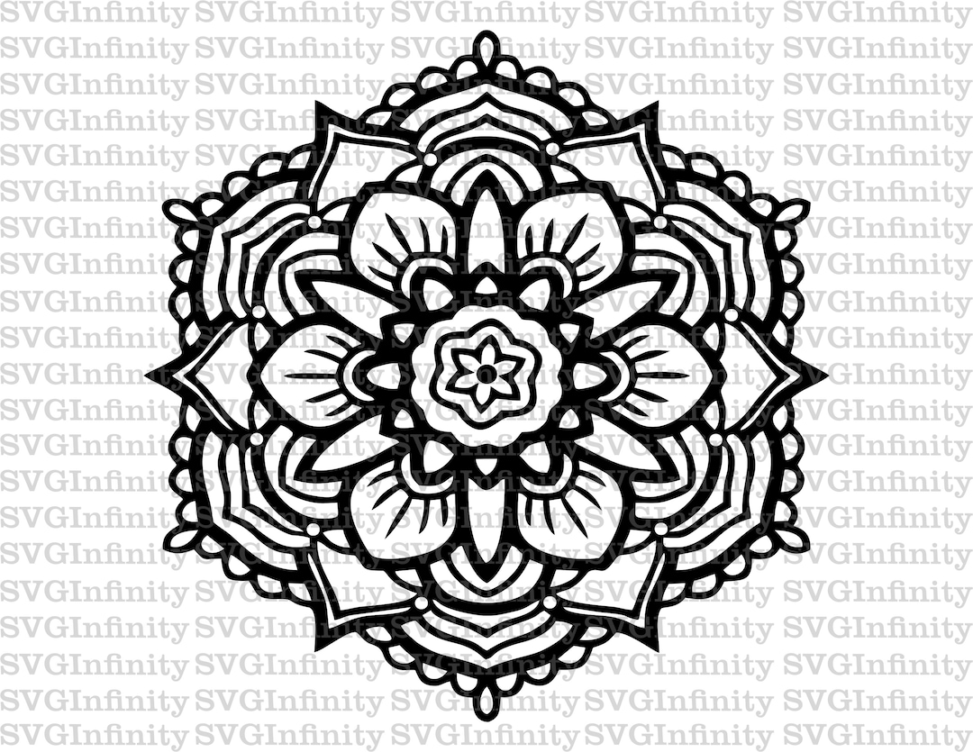 Mandala SVG, Floral Pattern SVG, Mandala Clipart, Mandala Cricut ...