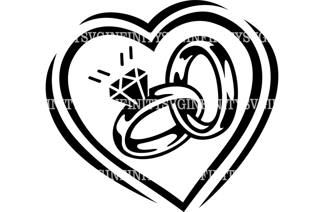 Wedding Rings SVG, Just Married SVG, Wedding SVG, Marriage Svg, Just ...