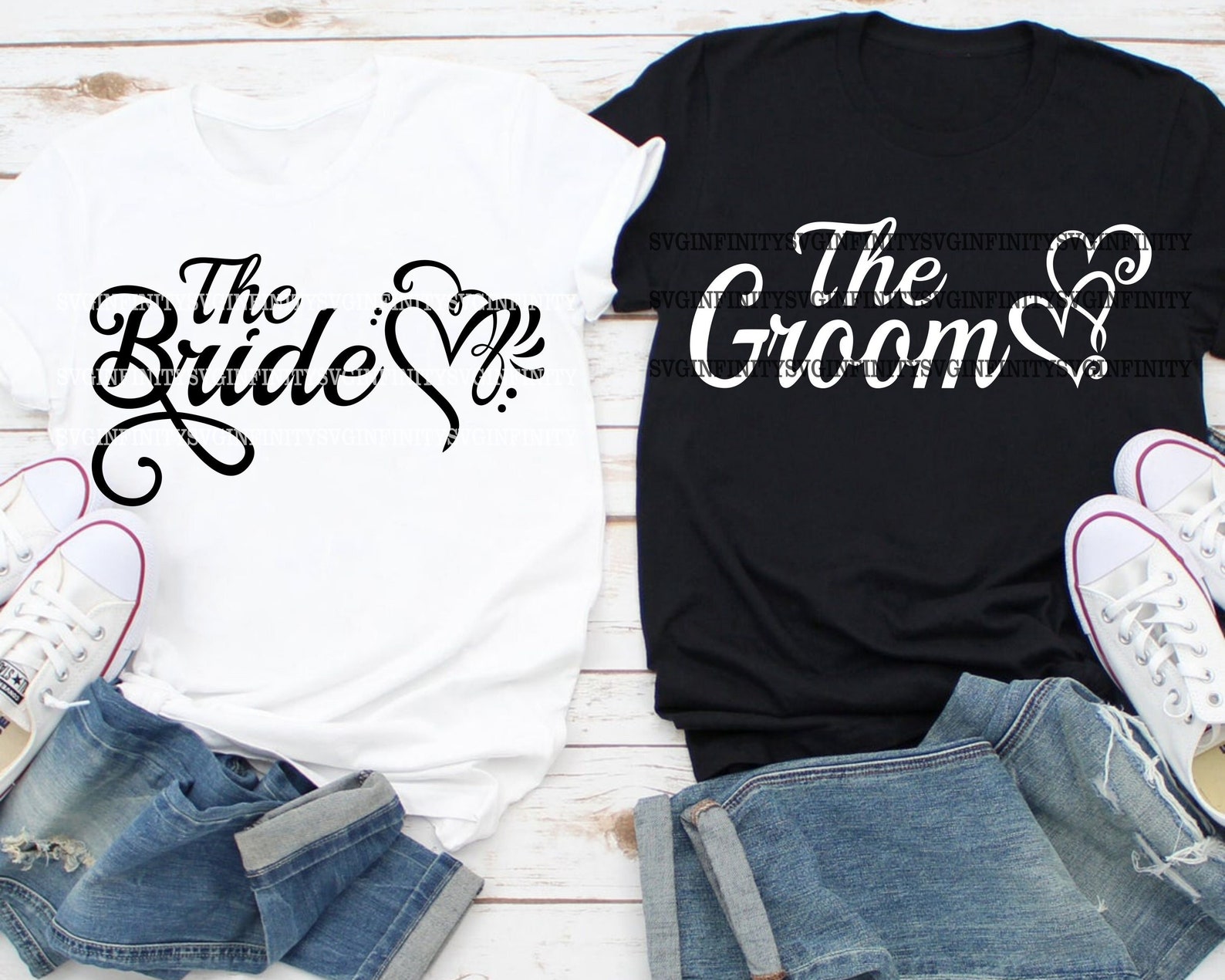 Bride and Groom SVG Bride SVG Groom SVG Wedding Marriage - Etsy