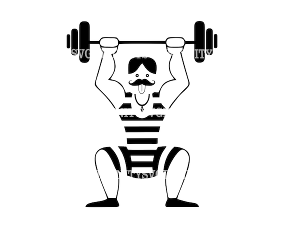 Weightlifter SVG Athlete SVG Barbell SVG Weightlifting Svg - Etsy