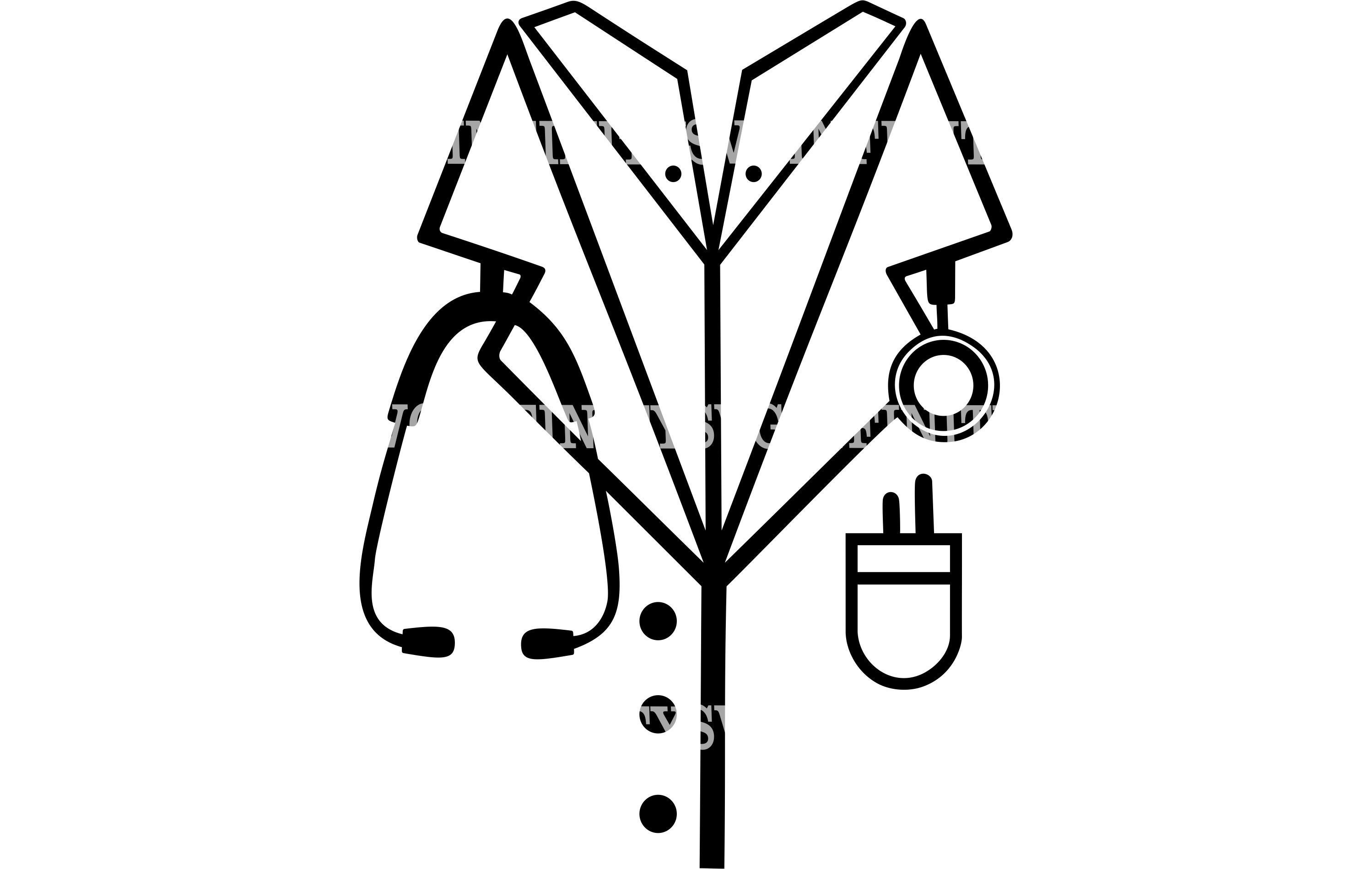 Doctor Jacket SVG, Nurse Stethoscope SVG, Doctor SVG, Medic svg, Doctor ...