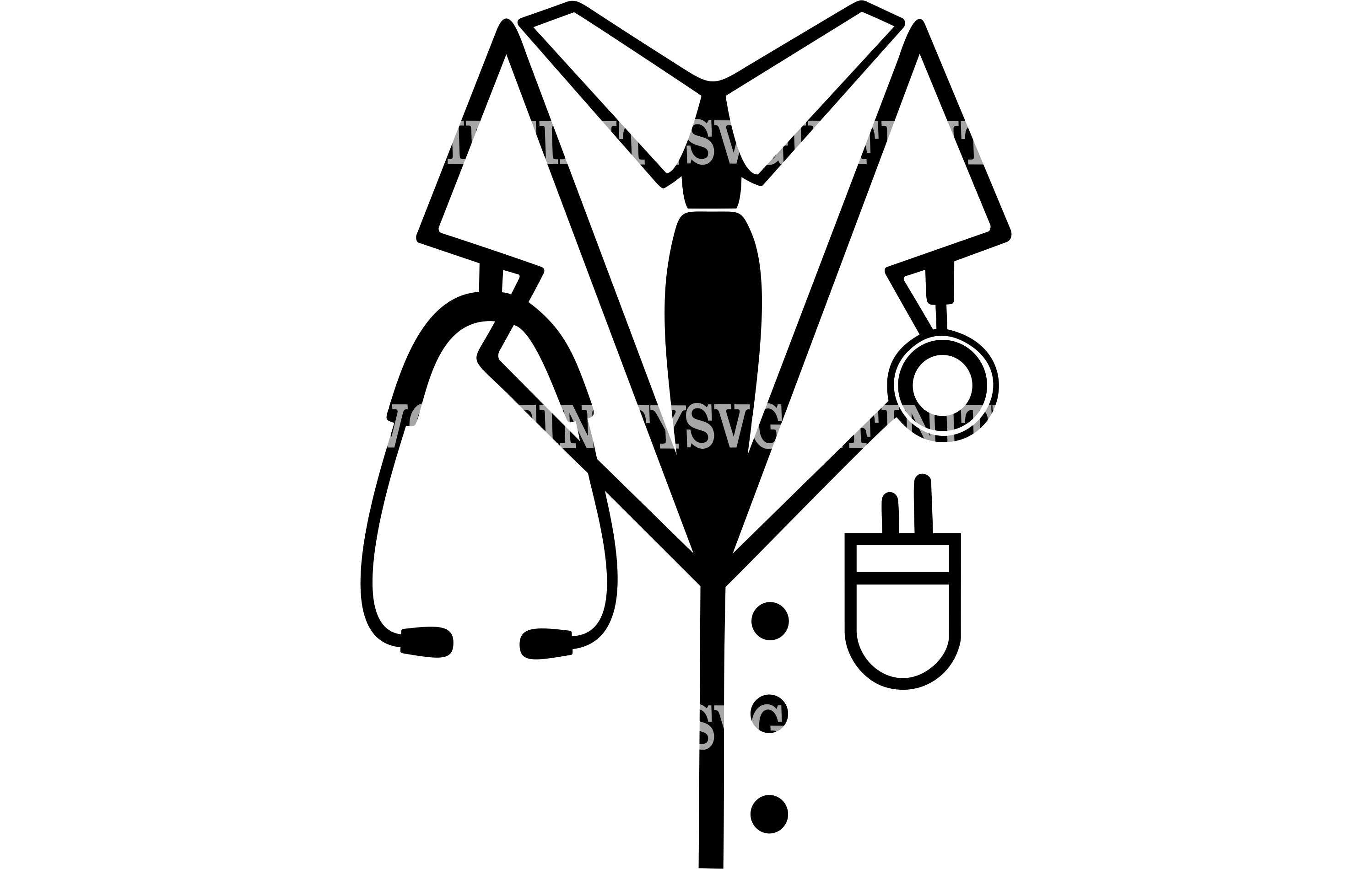Doctor Jacket SVG, Stethoscope SVG, Doctor SVG, Medic Svg, Doctor's ...