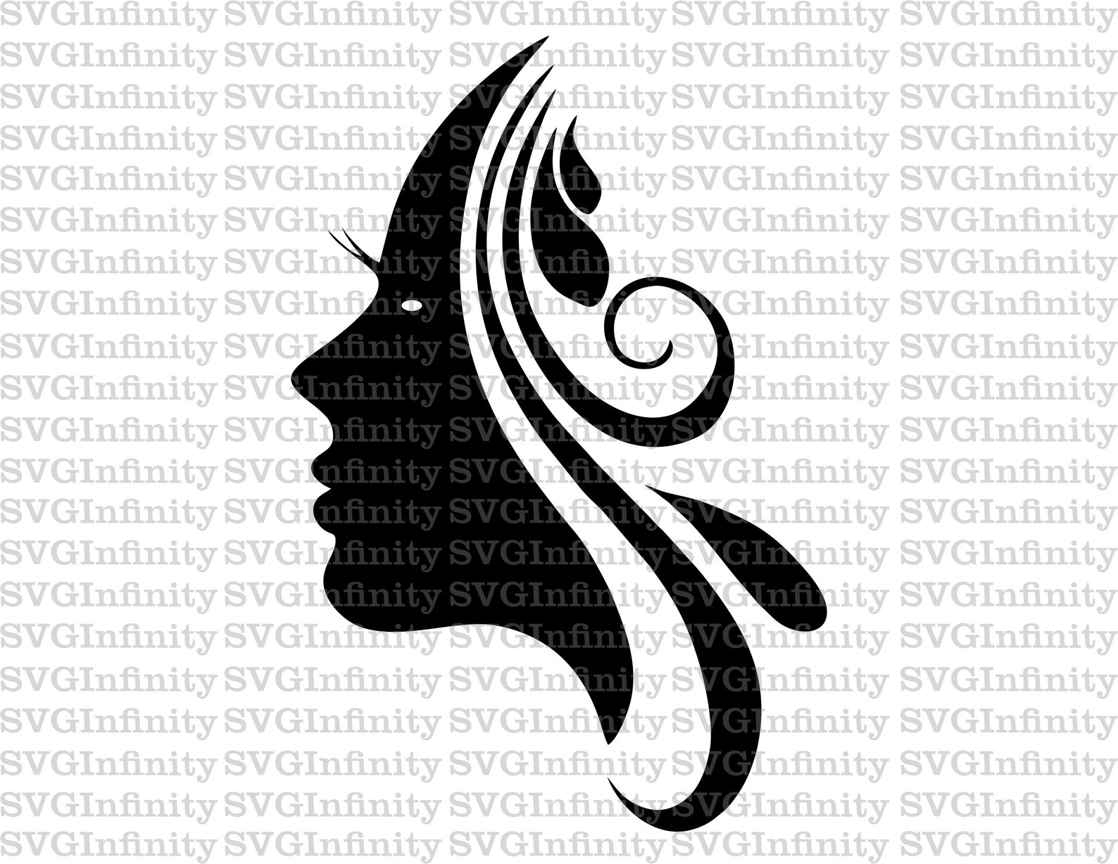 Girl Face SVG Beauty Woman Face SVG Face Of Girl SVG Face | Etsy