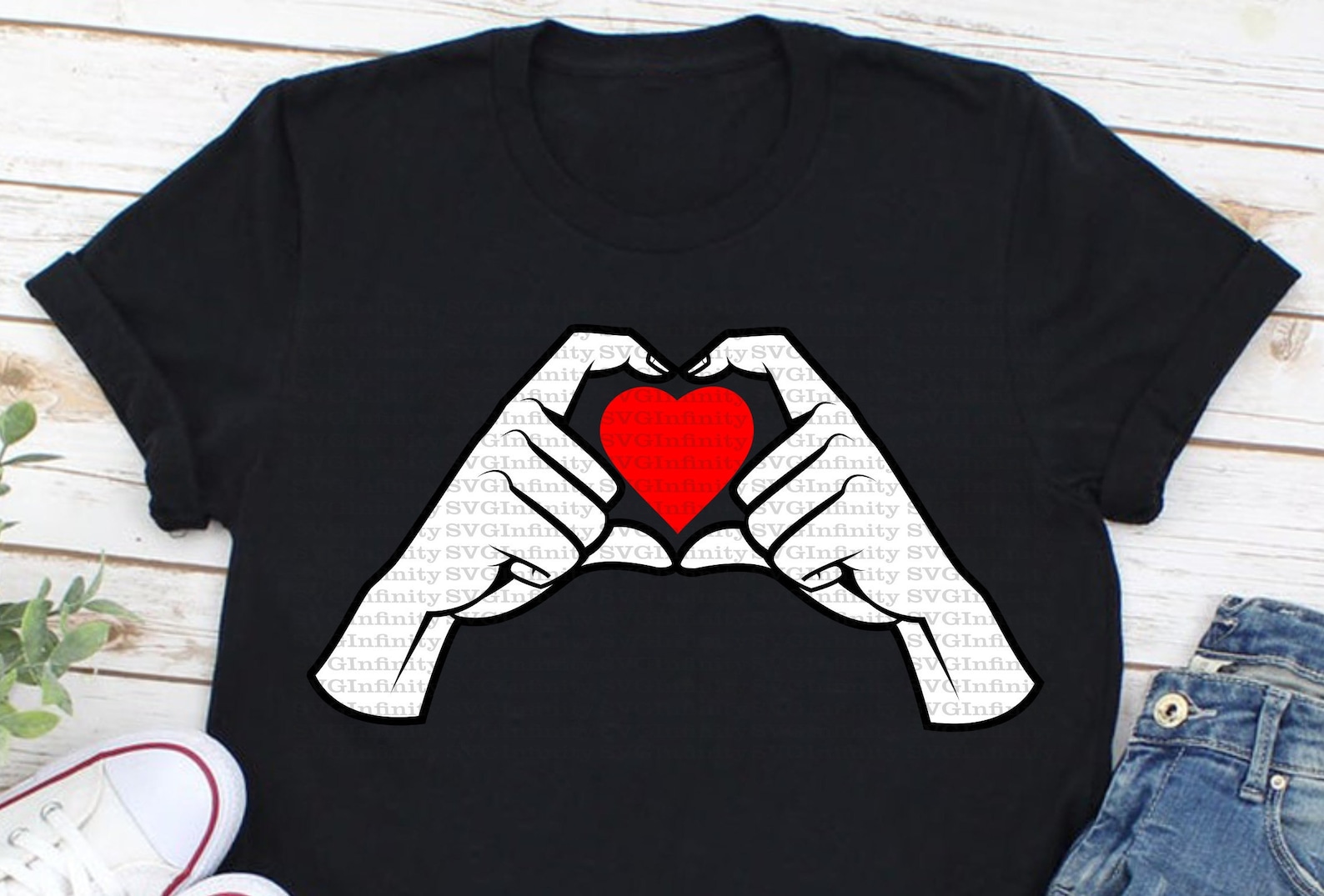 Manos en forma de corazón SVG Feliz día de San Valentín SVG - Etsy España