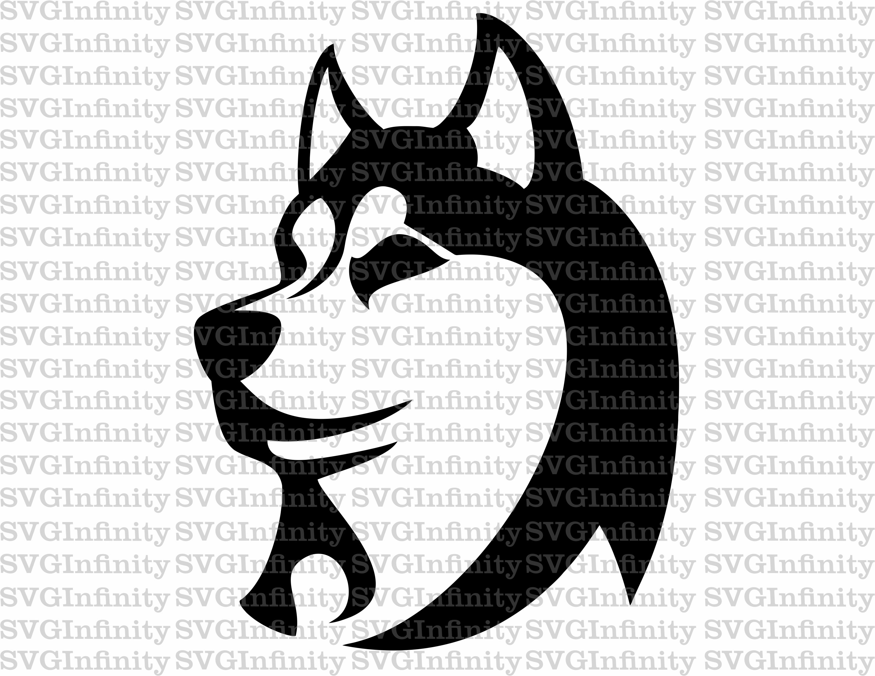 Husky SVG. Dog SVG, Huskies SVG, Husky Clipart, Dog Silhouette, Husky ...