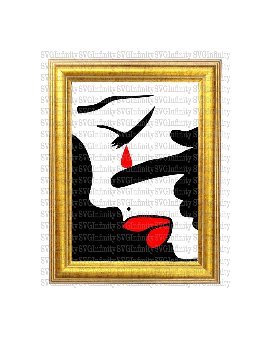 Crying Girl SVG, Crying Woman SVG, Girl Face SVG, Beauty Woman Face ...