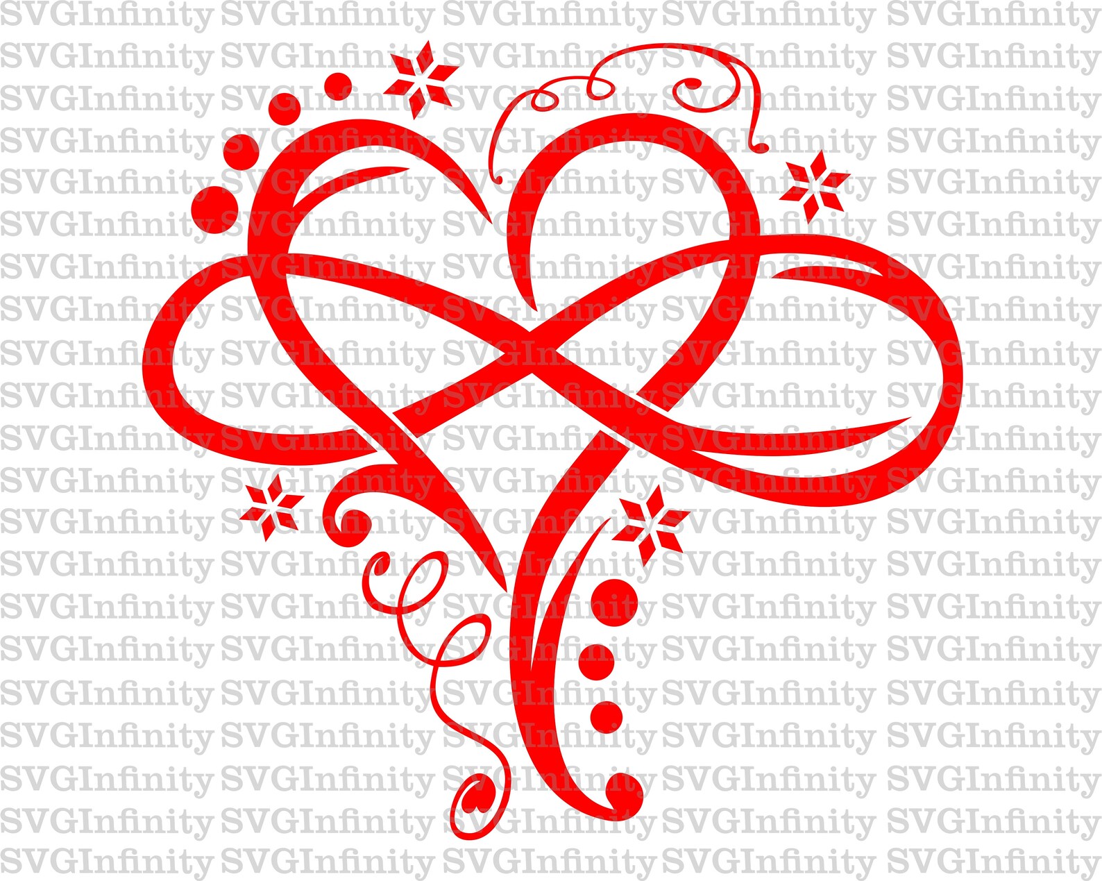 Love Forever SVG Heart and Infinity SVG Valentine's Day - Etsy