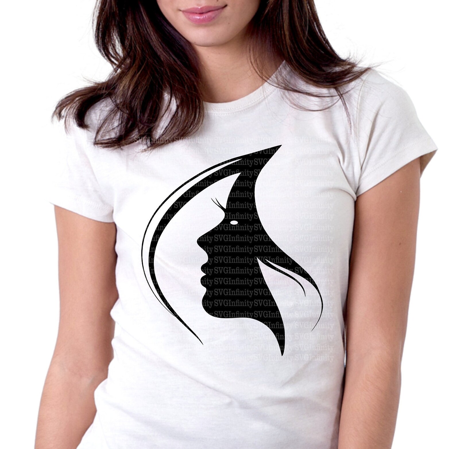 Girl Face SVG Beauty Woman Face SVG Face of Girl SVG Face - Etsy