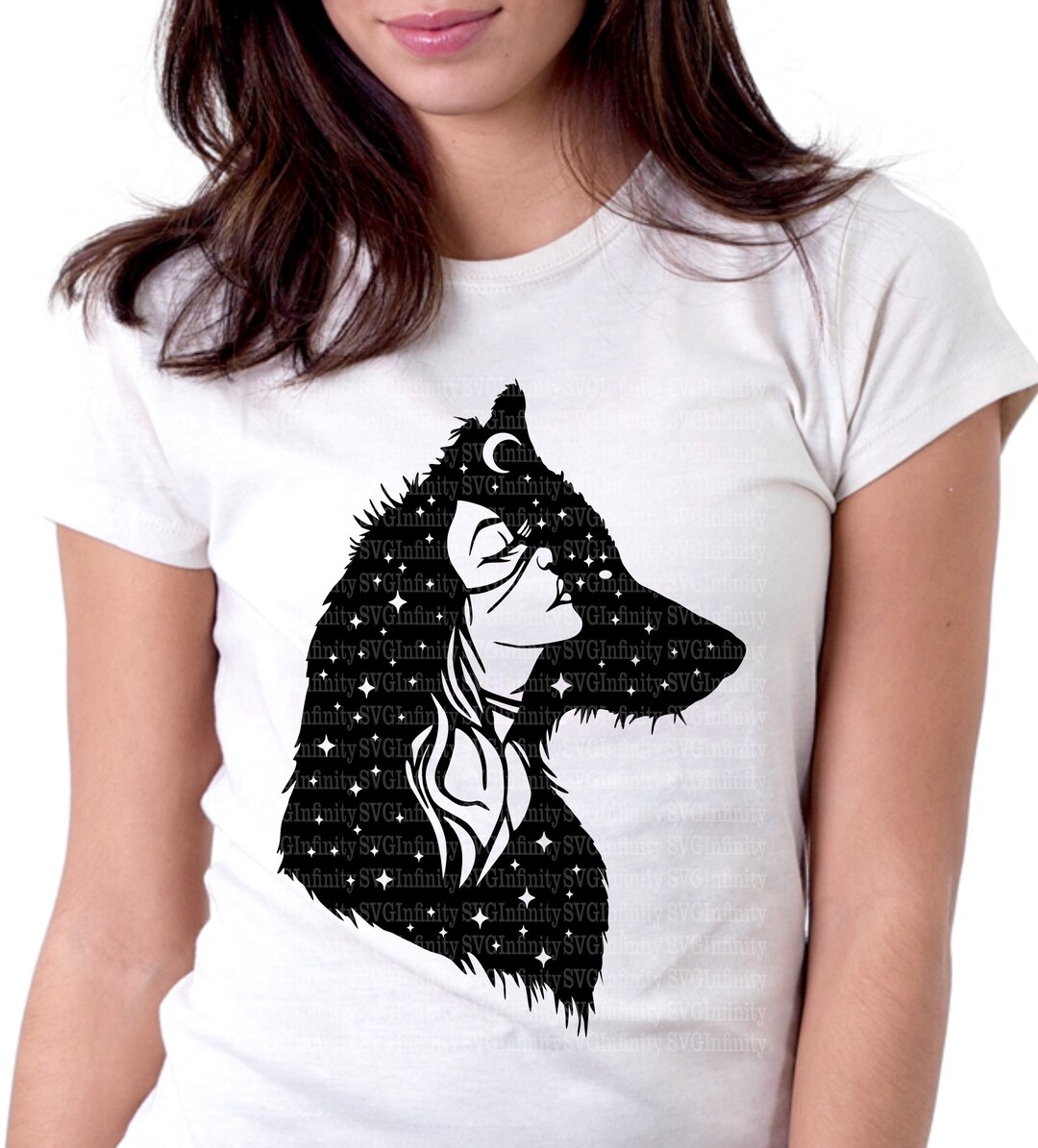 Wolf Girl SVG, Wolf Woman SVG, Just a Girl Who Loves Wolves Svg, Wolf ...
