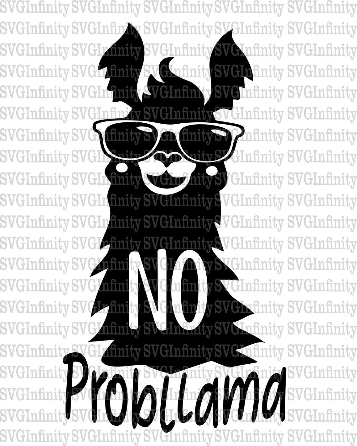 No Probllama SVG No Problem Llama SVG No Prob Llama SVG - Etsy
