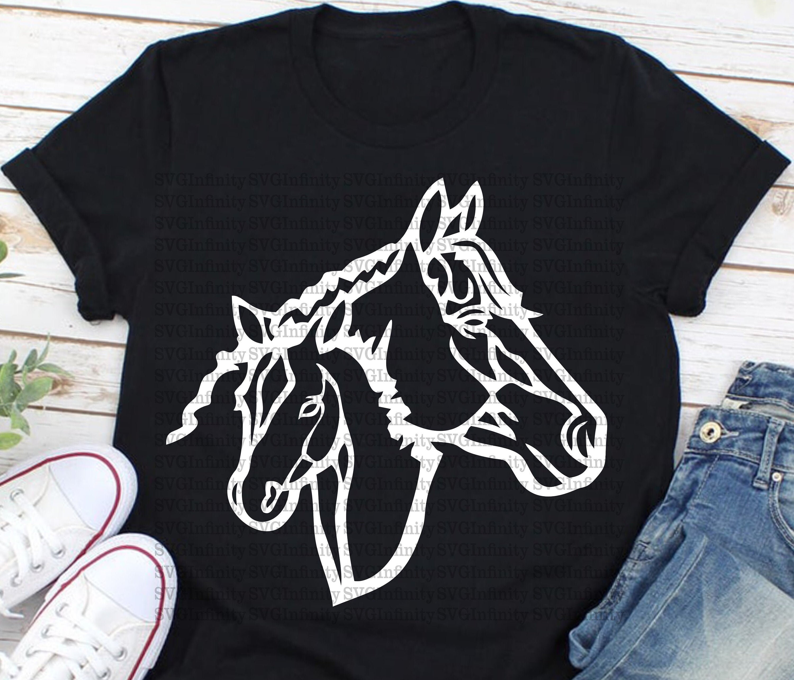 Paarden SVG, Paardenliefhebber SVG, Paard en Veulen SVG, Moeder en Baby ...