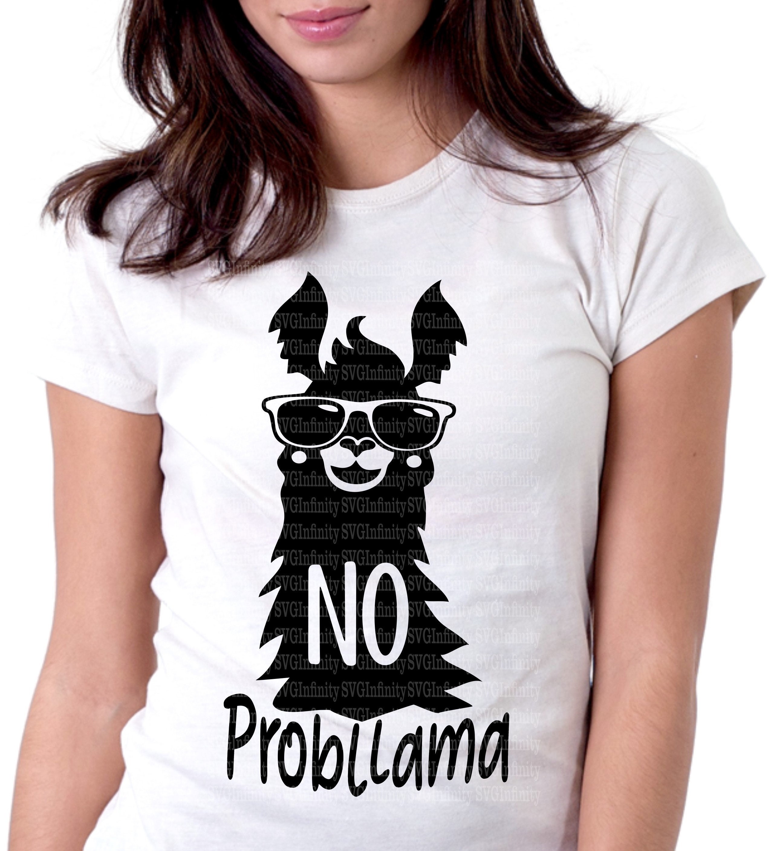 No Probllama SVG, No Problem Llama SVG, No Prob Llama SVG, Funny Llama ...